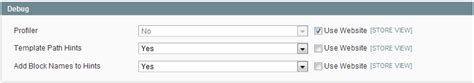 enable template path hints in magento