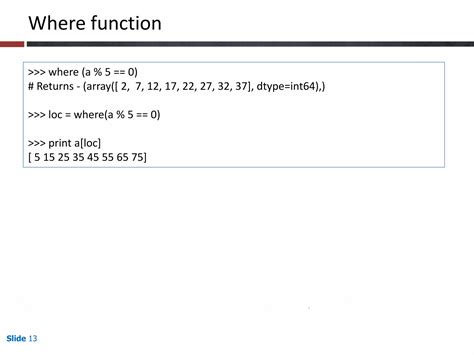 Introduction To Numpy Session 1 PPT