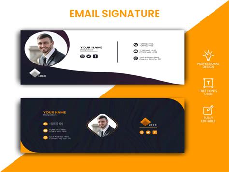 Do Attractive Html Email Signature By Shishirdesign01 Fiverr