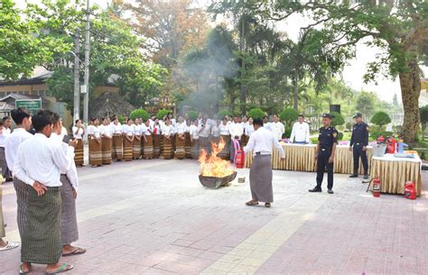 နိုင်ငံတော် ပရိယတ္တိသာသနာ့တက္ကသိုလ် မန္တလေး၌ မီးဘေးအန္တရာယ် ကြိုတင
