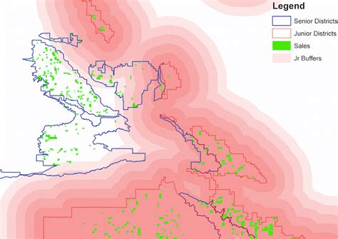 Boundary Discontinuity Design 1 5 Mile Buffers Download Scientific Diagram
