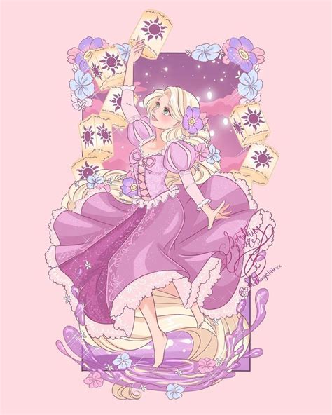 Clairee On Instagram “🌸 Punzie 🌸 Pin Commission For Nyxxipins 💗 I