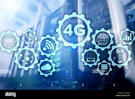 Mobile Telecommunication Cellular High Speed Data Connection Concept