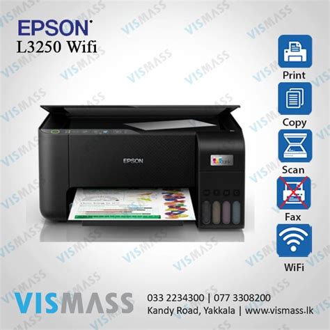 Epson L3250 Ink Tank Printer With Wi Fi Print Scan Copy