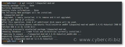 Secure Apache With Modmd Lets Encrypt On Ubuntu 2004 Nixcraft