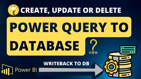 Insertdelete Into Database From Power Query Crud Operations Into