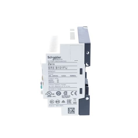 Sr3b101fu Schneider Electric Schneider Electric Zelio Logic Smart Series Logic Module 100 →