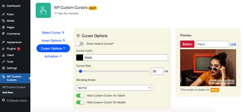 WP Custom Cursors WordPress Cursor Plugin By Web Trendy CodeCanyon