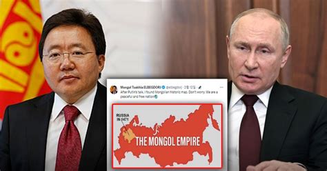 우크라는 과거 우리 땅 푸틴에‥몽골 전 대통령 Sns로 팩폭