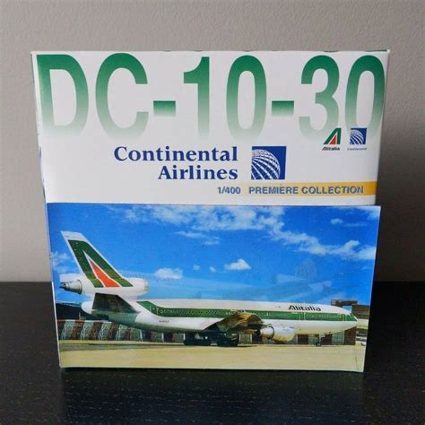 Dragon Wings 1400 Continental Airlinesalitalia Split Livery Dc 10 30