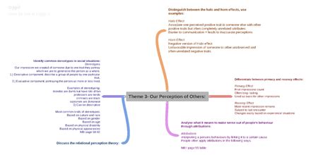 cosc5111 lecture summaries learning unit lu2 theme 3 theme 3 our perception of others