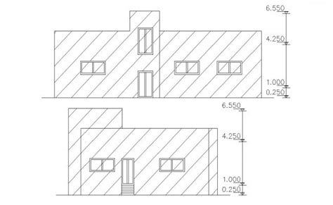 Plot And House Demarcation With Architectural Planning Dwg File Cadbull