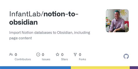 Github Infantlabnotion To Obsidian Import Notion Databases To
