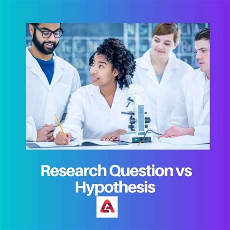 Research Question Vs Hypothesis Difference And Comparison