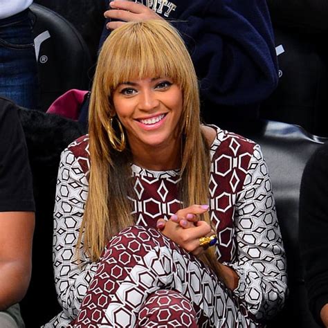 Beyonce Knowles With Bangs Popsugar Beauty