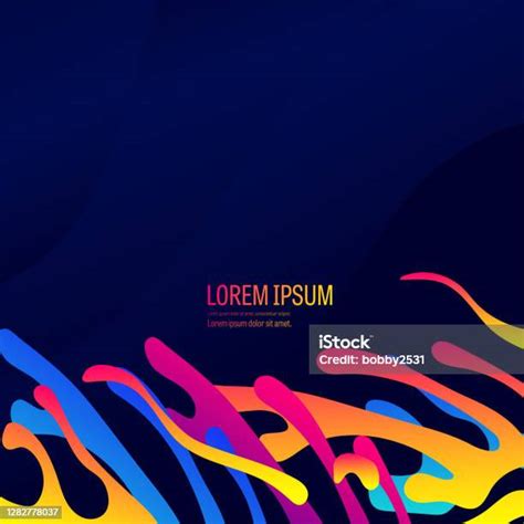 추상적 인 패턴과 색상 스트라이프 고급 역동적 인 다채로운 추상 적 배경 0명에 대한 스톡 벡터 아트 및 기타 이미지 0명 가리기 개념 Istock