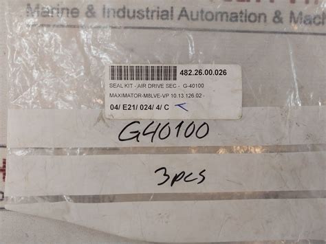 Maximator 3610 0792 Spare Part Kit For Air Drive Aeliya Marine