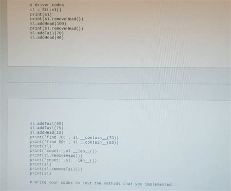 Solved Add And Implement The Following Functions To The