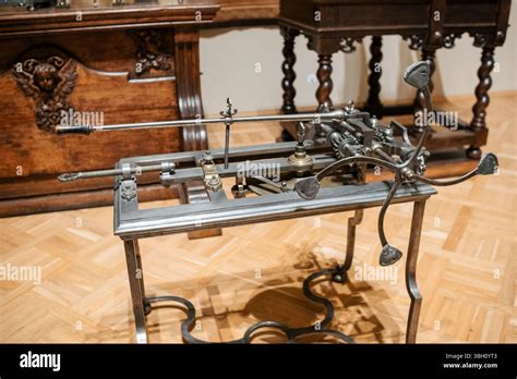 Exploring The Intricate Design Of An Old Drafting Machine At The Hermitage Museum Showcases