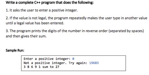 Solved Write A Complete C Program That Does The Following