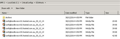 Auto Esxi Host Configuration Backups With Powercli Pragmatic Io