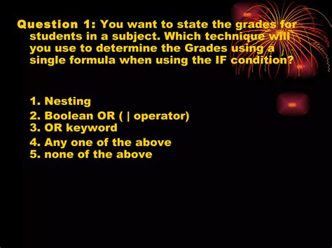 My Excel Reviewer Ppt