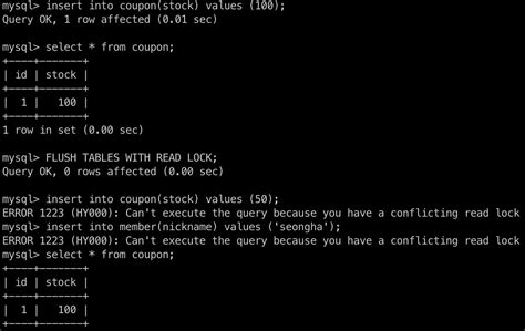 Db Mysql 및 Innodb의 Db Lock 알아보기 — 성장하는 성하 Blog