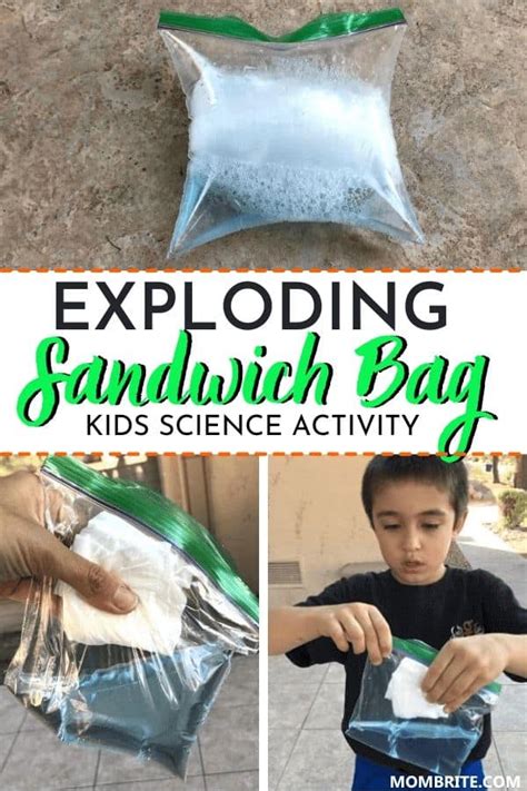 Exploding Lunch Bag Science Experiment Mombrite