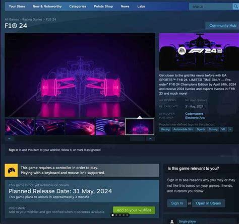 F1 24 Missing Keyboard Support Concerns Fans Digistatement
