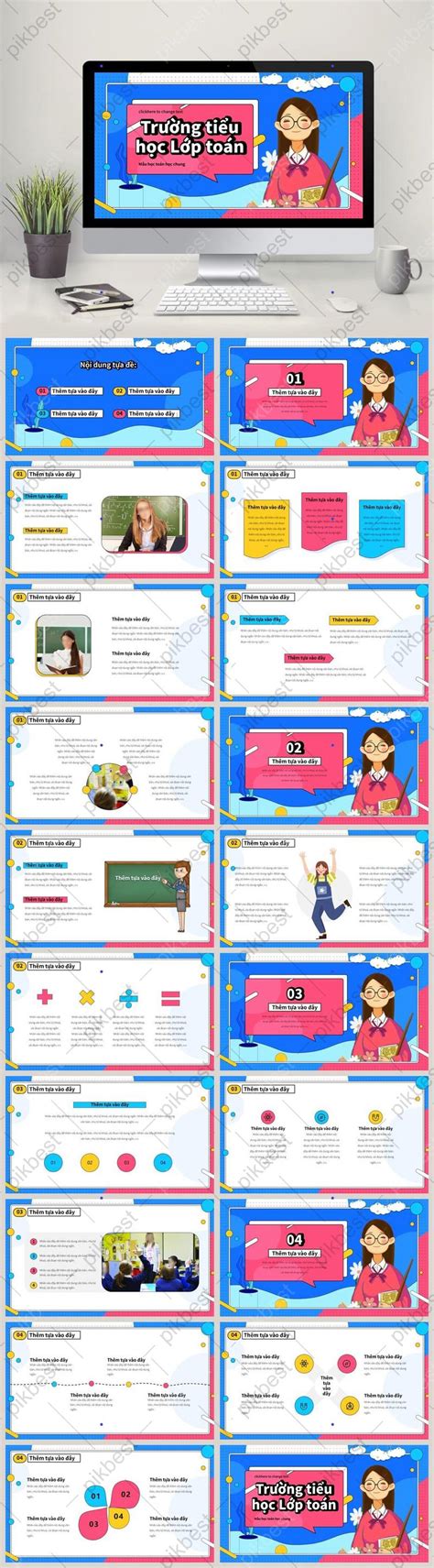 Blue Red Blue Math Ppt Template Powerpoint Pptx Template Free