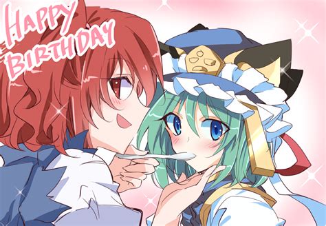 Ichimura Kanata Onozuka Komachi Shiki Eiki Touhou Blue Headwear