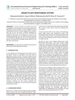 SMART PLANT MONITORING SYSTEM Smart Plant Monitoring System Pdf PDF PRO