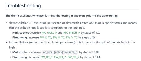 Px4 User Guide Parameter Modification Required Discussion Forum For Px4 Pixhawk