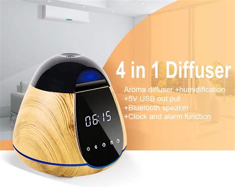 Smart Wifi Essential Oil Aroma Diffuser App Control Compatible With Alexa 300ml Aromatherapy
