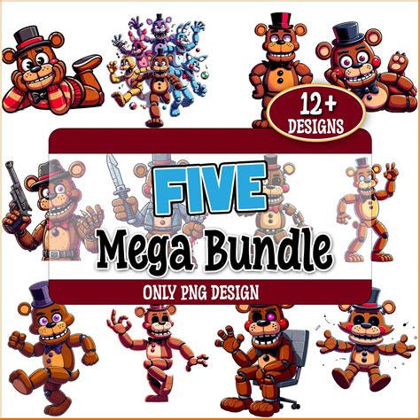 Horror Freddy Bear Png Bundle Freddys Png Horror Games Png Svgpan