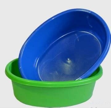 Таз 25л пищевой, овальный, цветной, полипропилен - купить по низкой ...