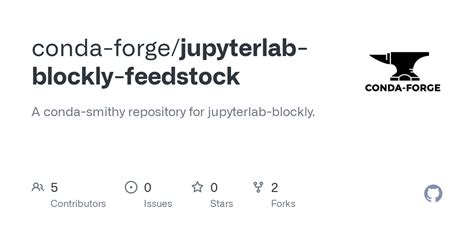 Github Conda Forgejupyterlab Blockly Feedstock A Conda Smithy Repository For Jupyterlab Blockly