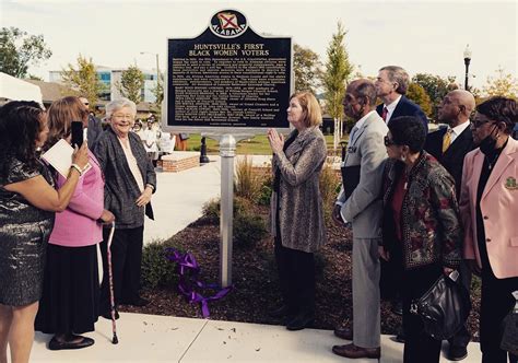 Historic Marker Dedication Recognizes Huntsvilles Black Suffragists