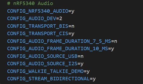 nrf5340 le audio cis bidirectional tws ncs v2 5 0 nordic qanda