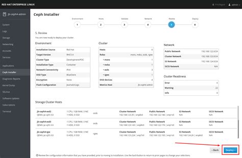 Chapter Installing Red Hat Ceph Storage Using The Cockpit Web Interface Red Hat Product