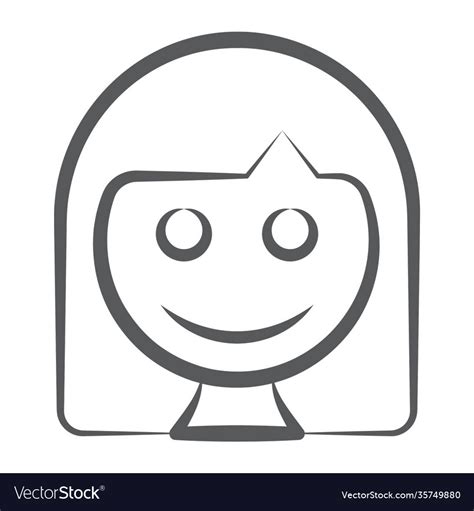 Girl Emoji Royalty Free Vector Image Vectorstock