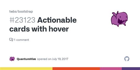Actionable Cards With Hover Issue 23123 Twbs Bootstrap GitHub