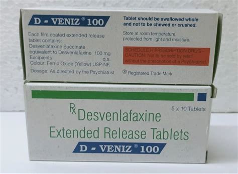 Desvenlafaxine 100mg Tablets At ₹ 120strip Desrina 100 In Bengaluru