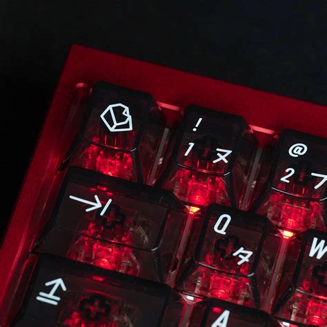 Clear 2048 Keycaps Set Shockport Keyboards