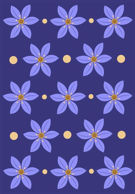Premium Vector Hepatica Flowers Wallpaper