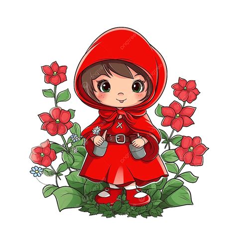 Caperucita Roja Dibujo Dibujos Animados Pegatina Caperucita Roja