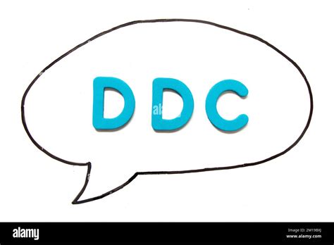 Lettre Alphabétique Avec Le Mot Ddc Abréviation De Division Of Disease