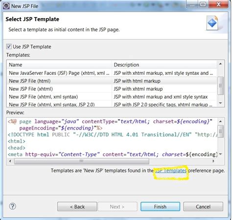 How To Write Author Name And Document Detail In Jsp Using Eclipse