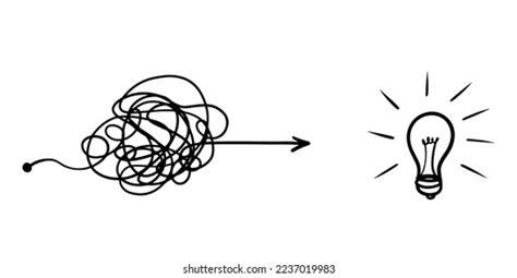 Doodle Sketch Style Confusion Clarity Path Stock Vector Royalty Free 2237019983 Shutterstock