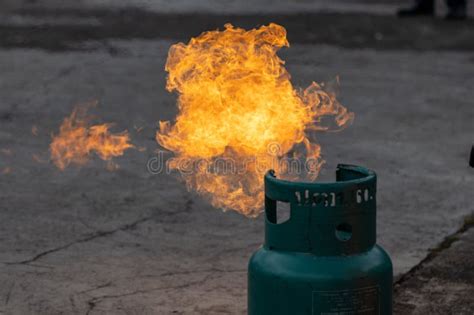 Basic Fire Fighting And Practice Of The Emergency Stock Image Image Of Practice Rescue
